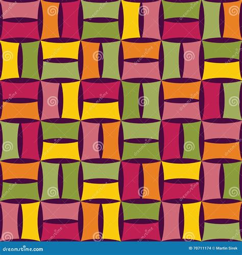 Vector Modern Seamless Colorful Geometry Pattern Color Abstract Stock