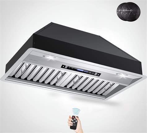 Eallmall Range Hood Insert 36 Inch 900 Cfm Range Hood Insert With
