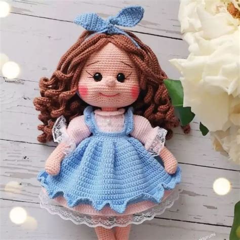 خرید و قیمت عروسک بافتنی دختر، عروسک دختر گلنار، سایز بزرگ قشنگیجات