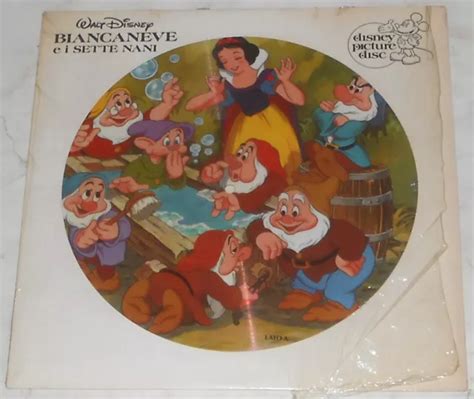 BIANCANEVE E I Sette Nani Lp Picture Disc 1981 EUR 25 00 PicClick IT