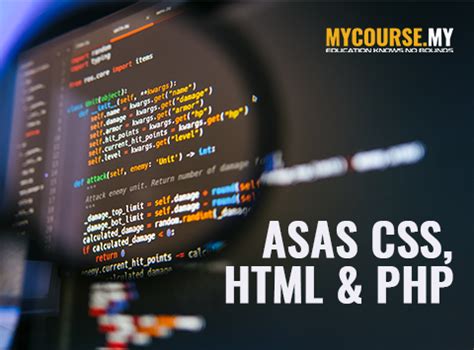 Kelas Asas Programming HTML CSS PHP MyCourse