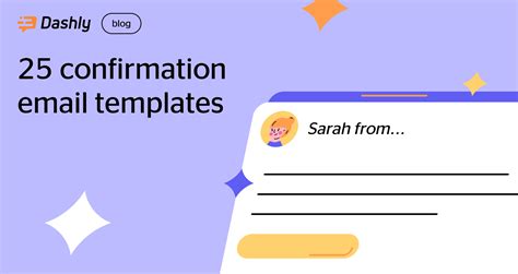 25 Confirmation Email Templates Dashly Blog