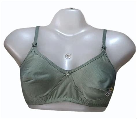 Plain Olive Green Cotton Women Bra At Rs 38piece In Ahmedabad Id