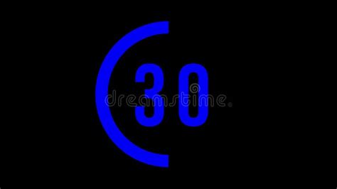 Countdown Timer With Black Background Stock Video Video Of Start