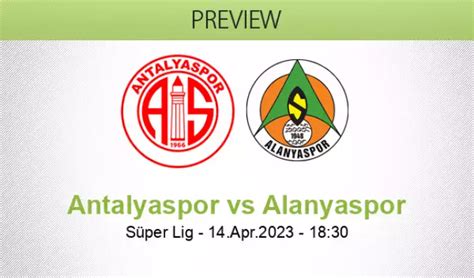 Antalyaspor Alanyaspor Betting Prediction