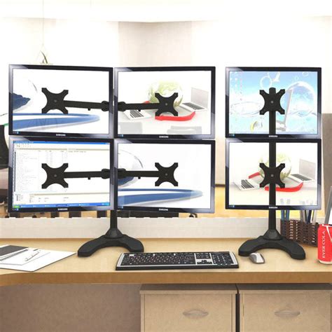 Six Monitor Stand Freestanding 5 Years Warranty 6ms Fh Rife