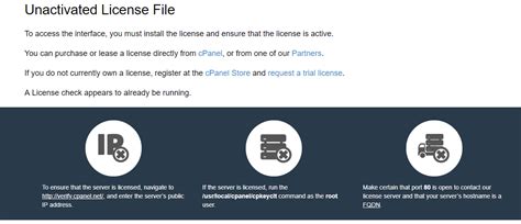 cpanel unactivated license file hatası Çözümü makdos blog