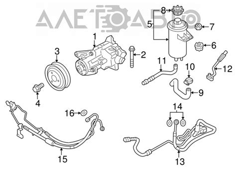 Трубка охлаждения ГУР BMW X5 E70 07-13 3.0 32416785277 артикул 189104 ...