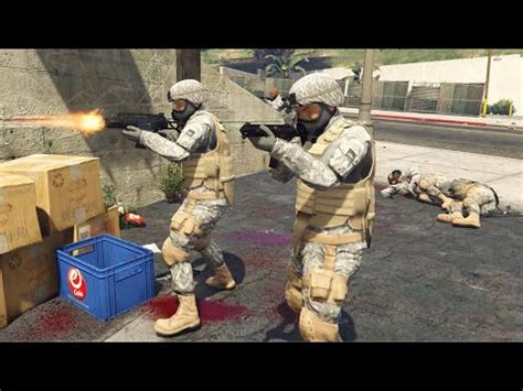 GTA 5 NPC Wars US Army Vs NOOSE YouTube