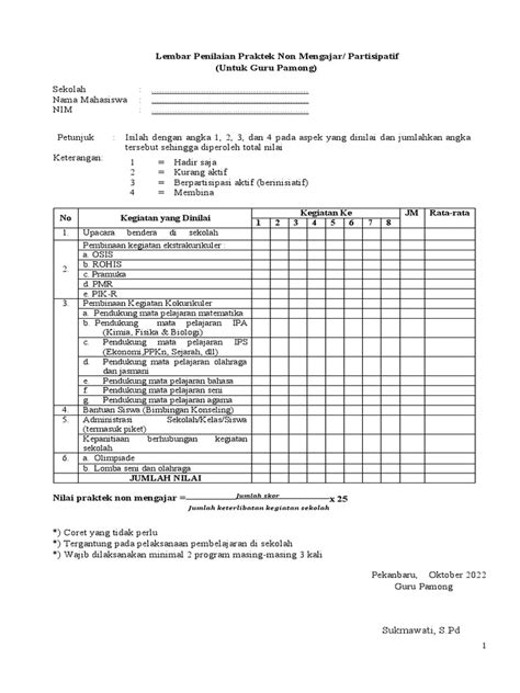 Lampiran Penilaian Pdf