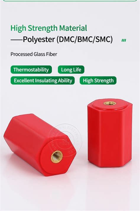 Dmc Fibreglass Busbar Isolator En Polyester Standoff With Screw High Strength