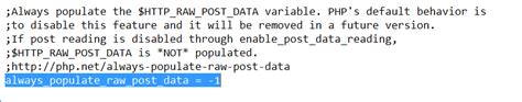 Php RAW POST DATA Being Deprecated Stack Overflow