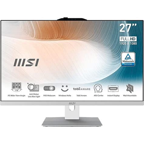 MSI Modern AM272P 12M 27" (512GB SSD, Intel Core i7 12th Gen., 4.70 GHz ...