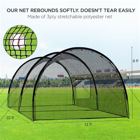Baseball Batting Cage Net Batting Cages For Backyard