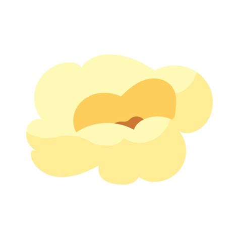 Cartoon Kernel Popcorn And Pop Corn Snack Tasty Icon Grain Maize And