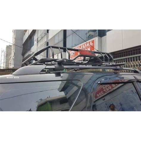 Jual PAKET BUZZ RACK RAK DAN CROSS BAR KAKI JEPIT ROOF RAIL MOBIL