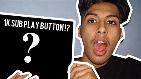 Getting The 1k Sub Play Button Youtube