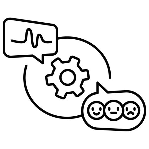 Sentiment Analysis Iconography Vector Line Icons For Emotion Evaluation And Recognition Iconic