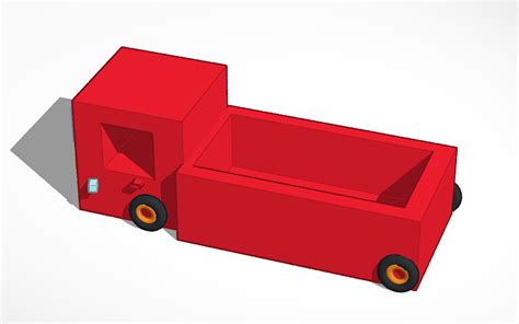 3d Design Bad Fire Truck Tinkercad