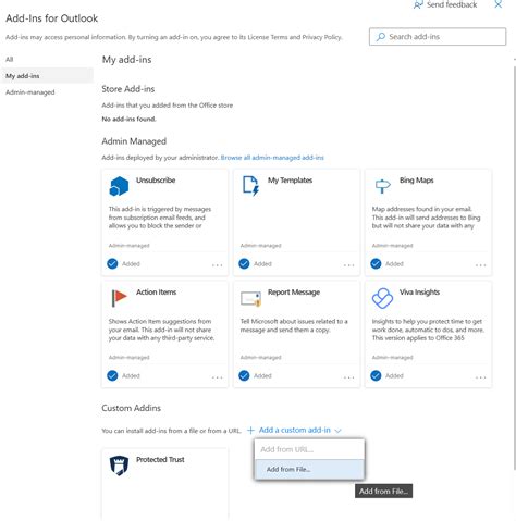 Install The Protected Trust OWA Add In For Outlook Web Access In Office Send It Secure