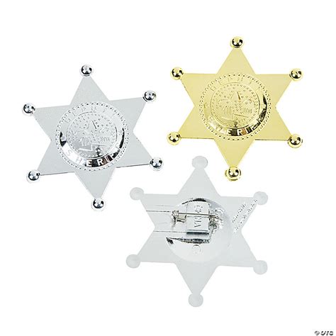 Deputy Sheriff Badges 12 Pc Oriental Trading