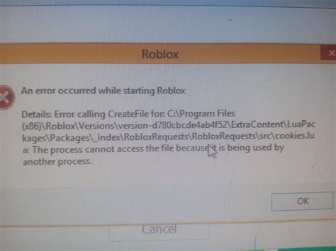 Anyone Knows How To Fix This Error In Roblox Rrobloxhelp
