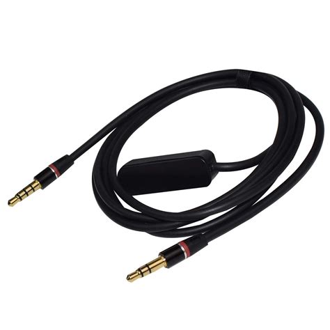 Ft Replacement Mm Audio Lead AUX In Cable Cord With MIC For Skullcandy Hesh Wireless
