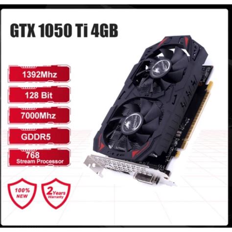 Jual Vga 4gb Ddr5 Colorful Gtx 1050ti Murah Shopee Indonesia