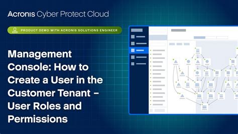 Acronis Cyber Protect Cloud Product Demo Management Console How To Create A User In The