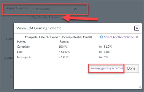 using “grading schemes” to customize your canvas gradebook id3