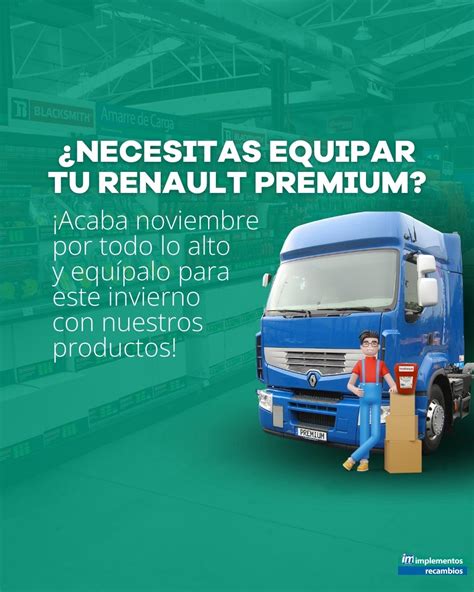 🔥 ¿tienes Un Renault Premium Implementos Recambios