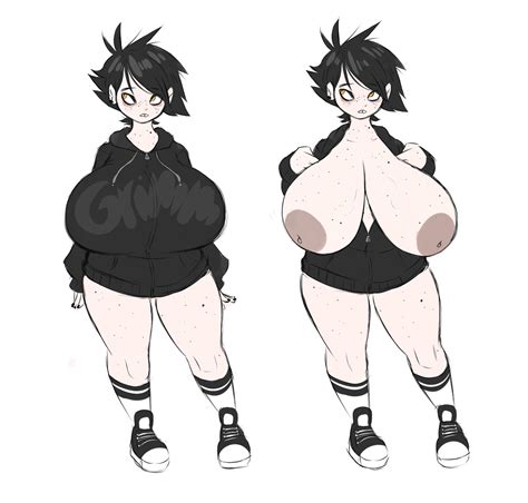 Rule 34 2010s 2018 Amber Eyes Areolae Black Fingernails Black Hair