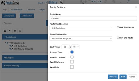 Shortest Vs Fastest Route Routesavvy Route Planner