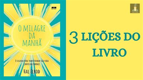 Livro O Milagre Da Amanhã Youtube
