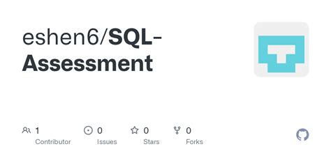 GitHub Eshen6 SQL Assessment