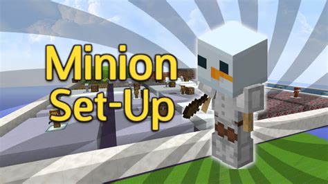 The Best Minion Set Ups In Hypixel Skyblock Youtube