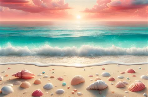 Ai产生的 海滩 贝壳 Pixabay上的免费图片