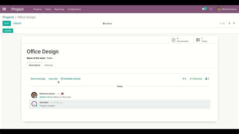 Project Chatter Odoo App Feature Odoo Project Odooapps