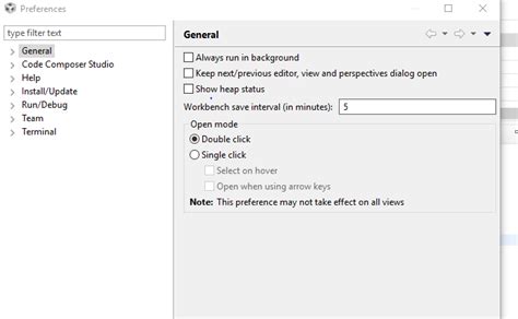 Ccs Launchxl Cc R C C Editor Change Tab And Auto Indentation