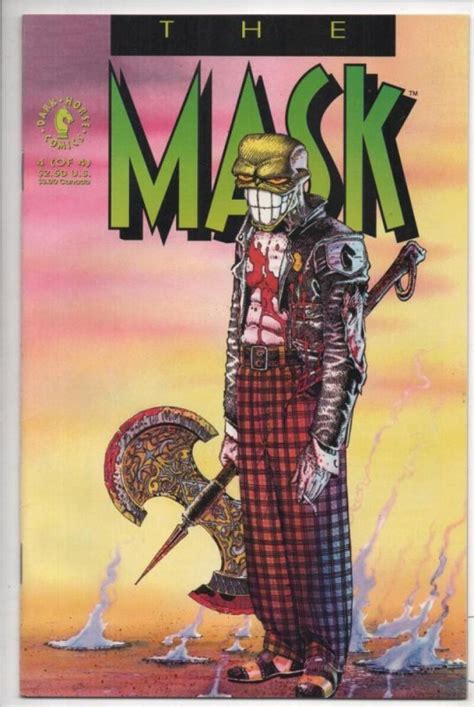 Mask 4 Nm Jim Carrey Cameron Diaz Movie 1991 Dark Horse Comics