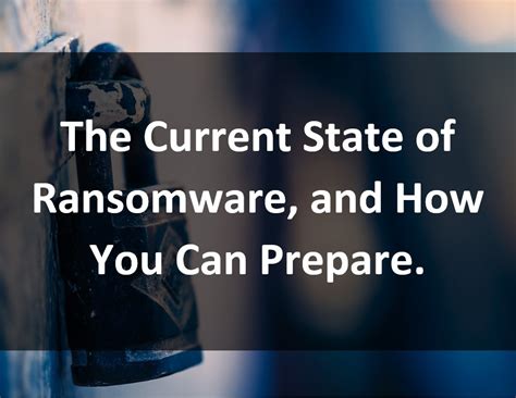 The Current State Of Ransomware And How You Can Prepare › Lionfield Technology
