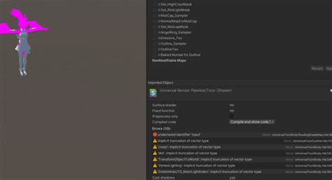 Toon Shader Build Error Undeclared Identifier Input · Issue 74