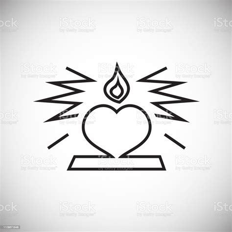 간단한 아이콘 Bw 흰 배경 설정 2월에 대한 스톡 벡터 아트 및 기타 이미지 2월 감정 개념 Istock