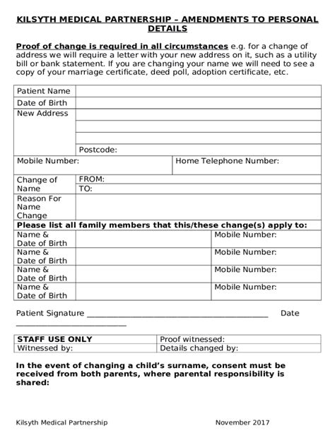 Request To Correct Amend Personal Health Ination Doc Template Pdffiller