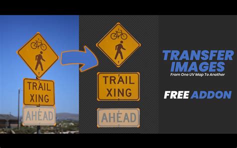 【blender插件】 Transfer Images V10 一键快速转换uv贴图 Cggoat