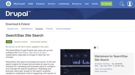 Drupal Module For SearchStax Site Search SearchStax Blog