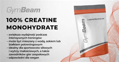 100 Monohydrat Kreatyny GymBeam GymBeam Pl