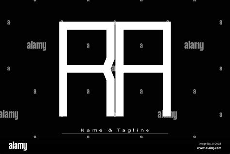 Alphabet Letters Initials Monogram Logo Ra Ar Stock Vector Image And Art Alamy