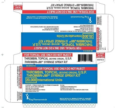 Thrombin Jmi Fda Prescribing Information Side Effects And Uses