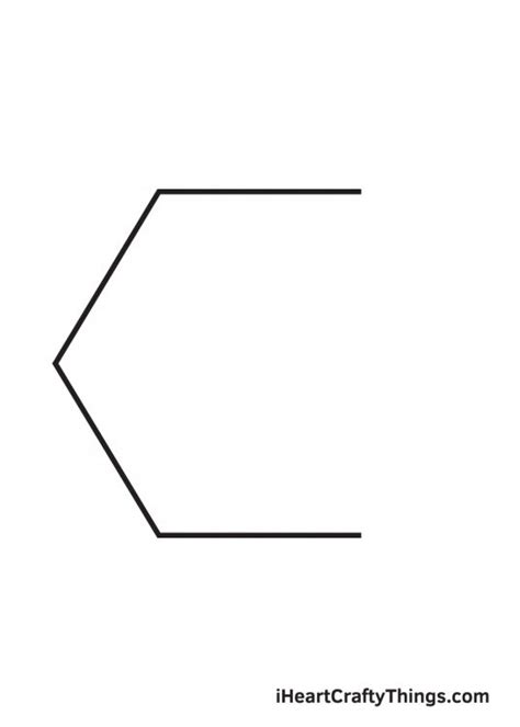 Hexagon Drawing How To Draw A Hexagon Step By Step